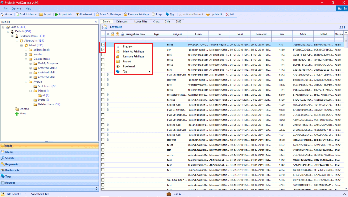 Email Forensics in Outlook Mac OLM File - OLK & OLM File Forensics