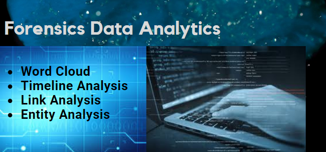 Forensic Data Analytics - Word Cloud, Link, Timeline, & Entity Analysis