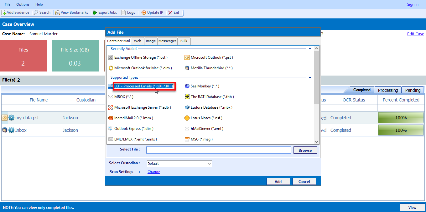 Importance Of Encase LX01 File Format In Digital Forensics
