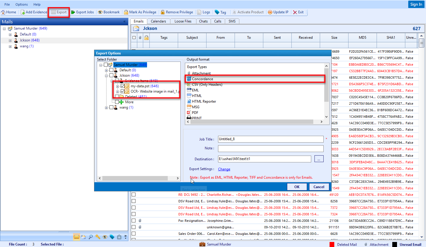Concordance DAT File Format