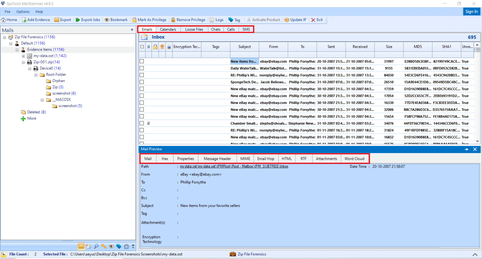 ZIP File Forensics – Analyze & Save Digital Evidence from Archive Folder