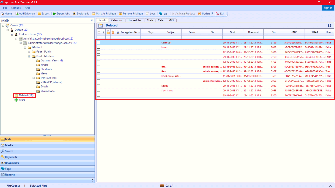 Email Recovery in Cyber Forensics with an Ultimate Solution
