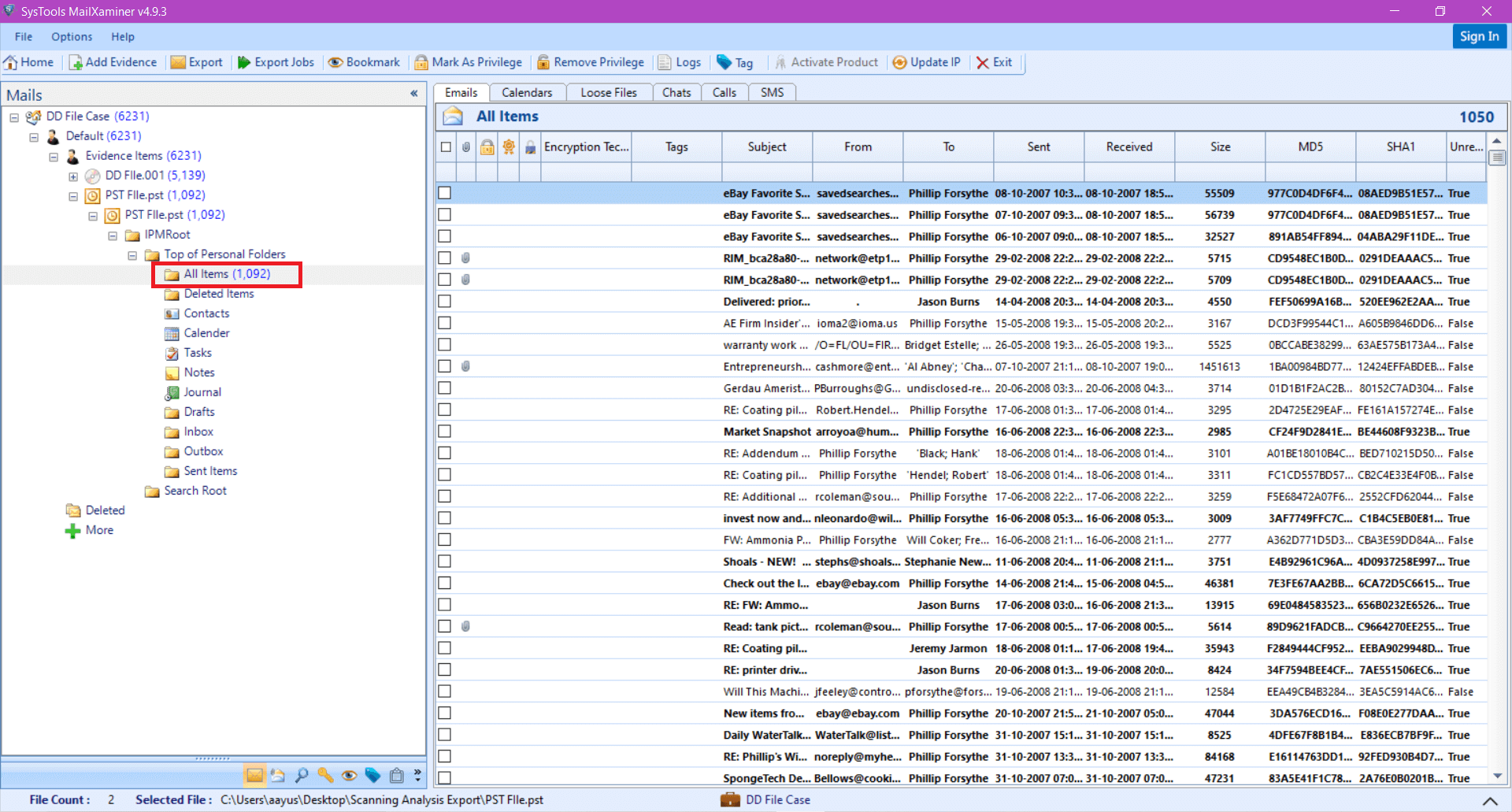 DD File Forensics – Methodology to Analyze & Export DD Image Artifacts