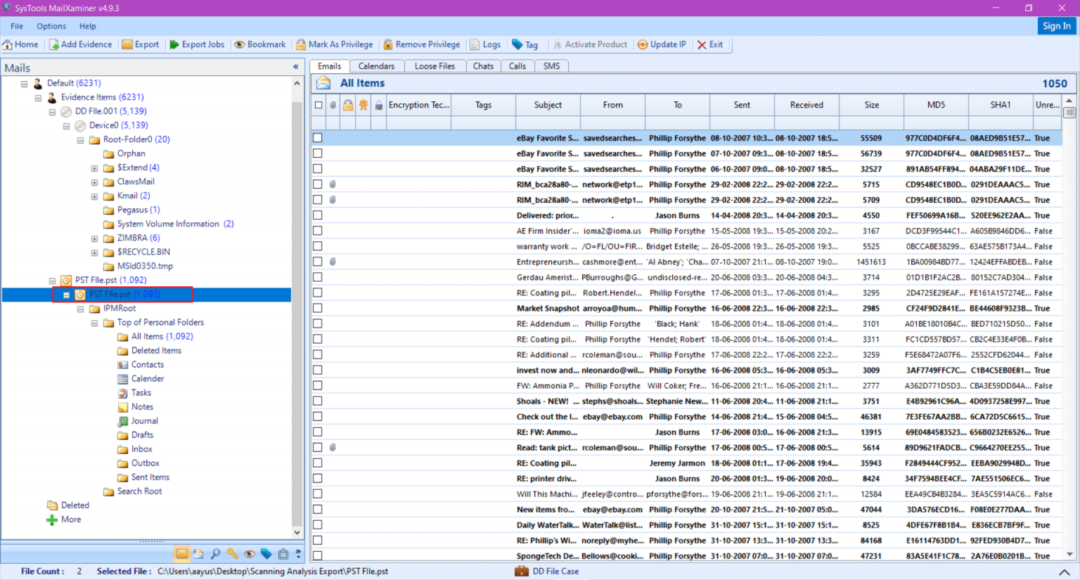 DD File Forensics – Methodology to Analyze & Export DD Image Artifacts
