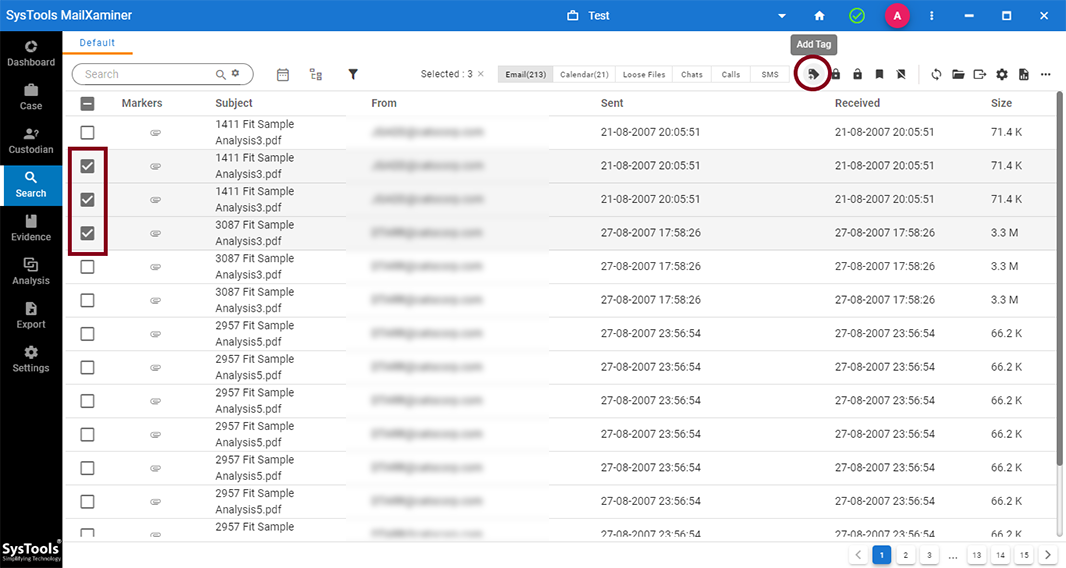 Email Tagging Software Feature for Digital Data Classification