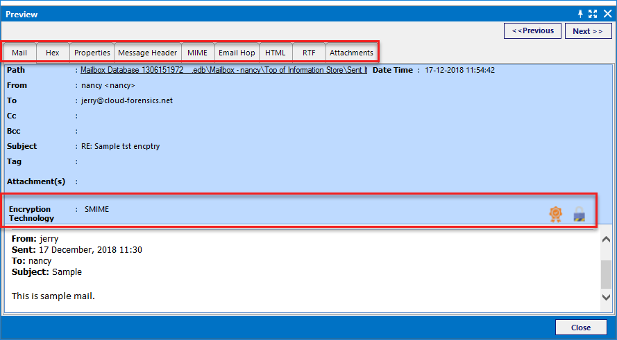 Forensically Decrypt Email Message from Encrypted PST, OST & EDB Files Forensically Decrypt Email Message from Encrypted PST, OST & EDB Files