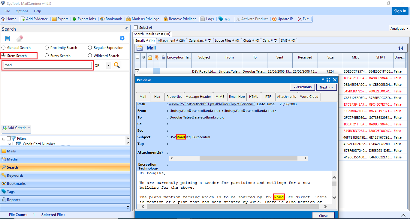Advanced Forensic Email Search Methods to Acquire Email Data