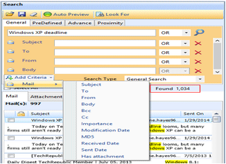 Email Examiner Software & Mail Analysis Program for E-mail Investigations